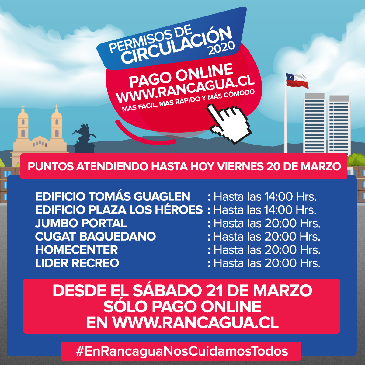 Municipalidad de Rancagua informa sobre permisos de circulación | Diario Rancagua